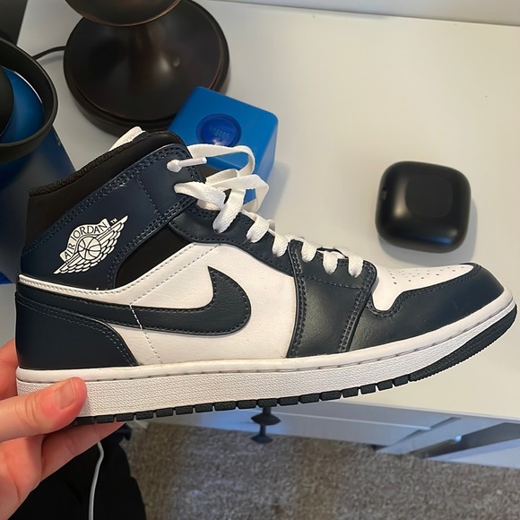 Nike | Shoes | Air Jordan Mid Armory Navy | Poshmark